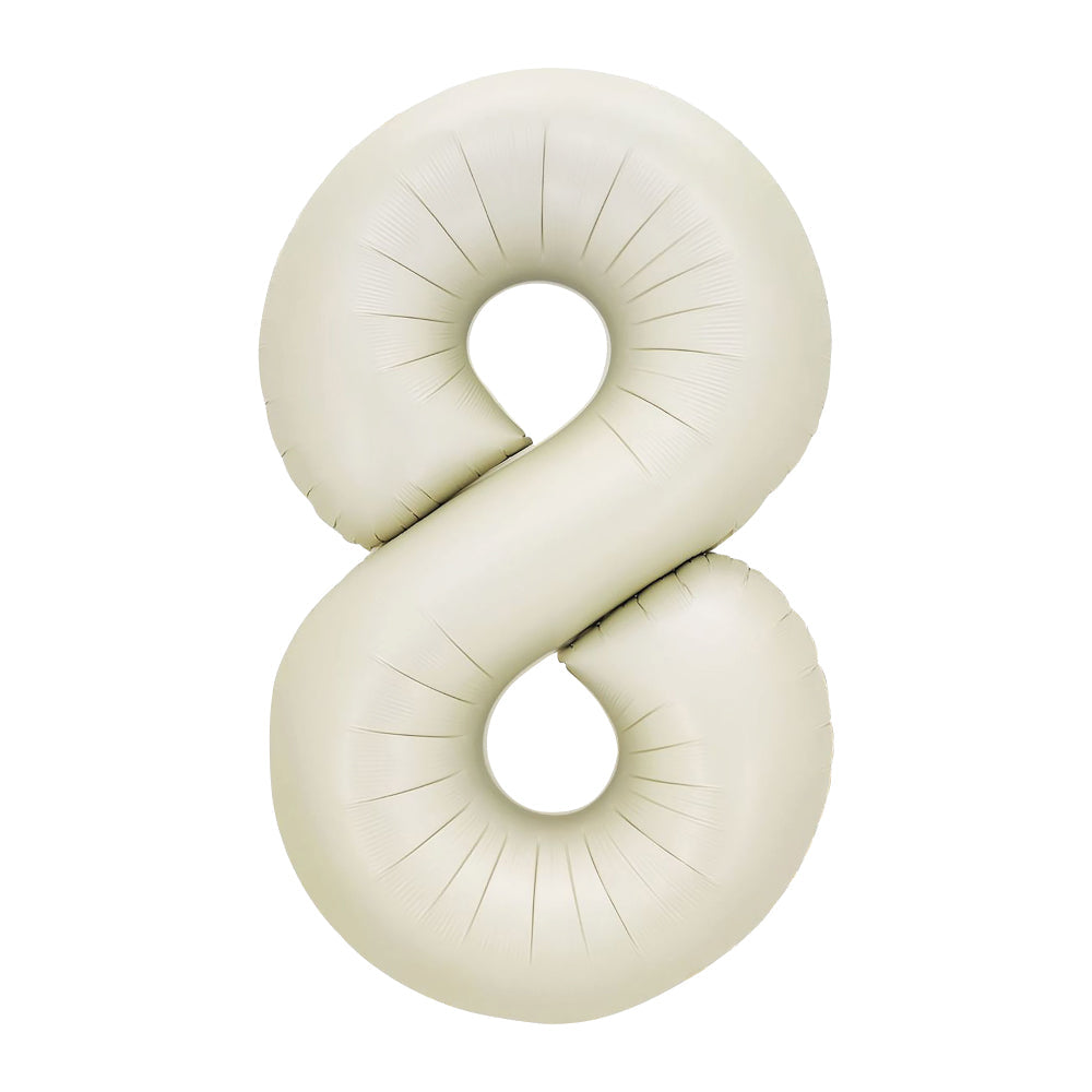 GLOBO METALIZADO NUMERO 8 ARENA | DISTRIBUIDORES SEMPERTEX– B2B Colombia