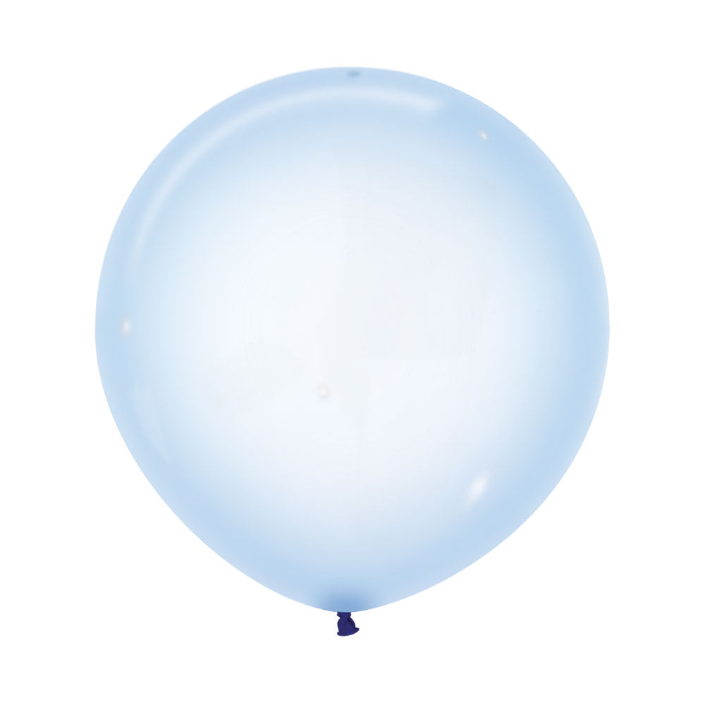 GLOBO LATEX REDONDO CRISTAL PASTEL AZUL | DISTRIBUIDORES SEMPERTEX– B2B ...